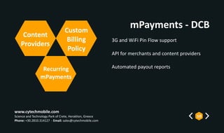 Cytech company presentation | PDF