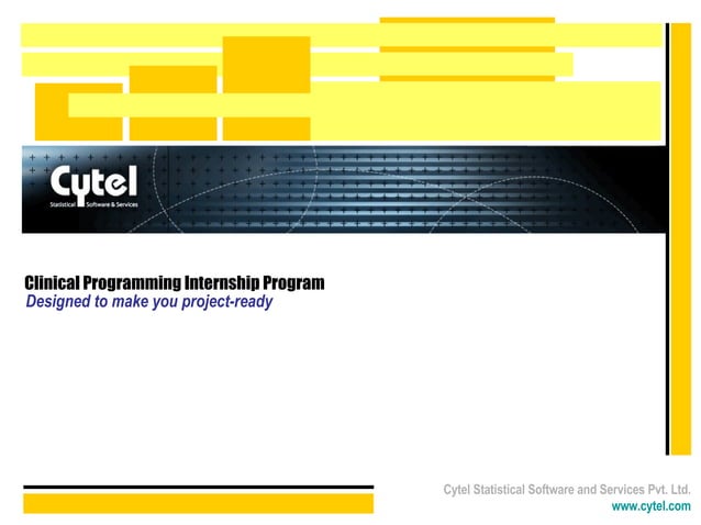 Cytel Clinical Programming Internship Program | PPT