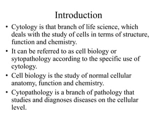 Cyto-pathology.pptx | Lung and Respiratory Health | Diseases and Conditions