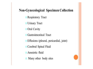 Cyto-pathology.pptx | Lung and Respiratory Health | Diseases and Conditions
