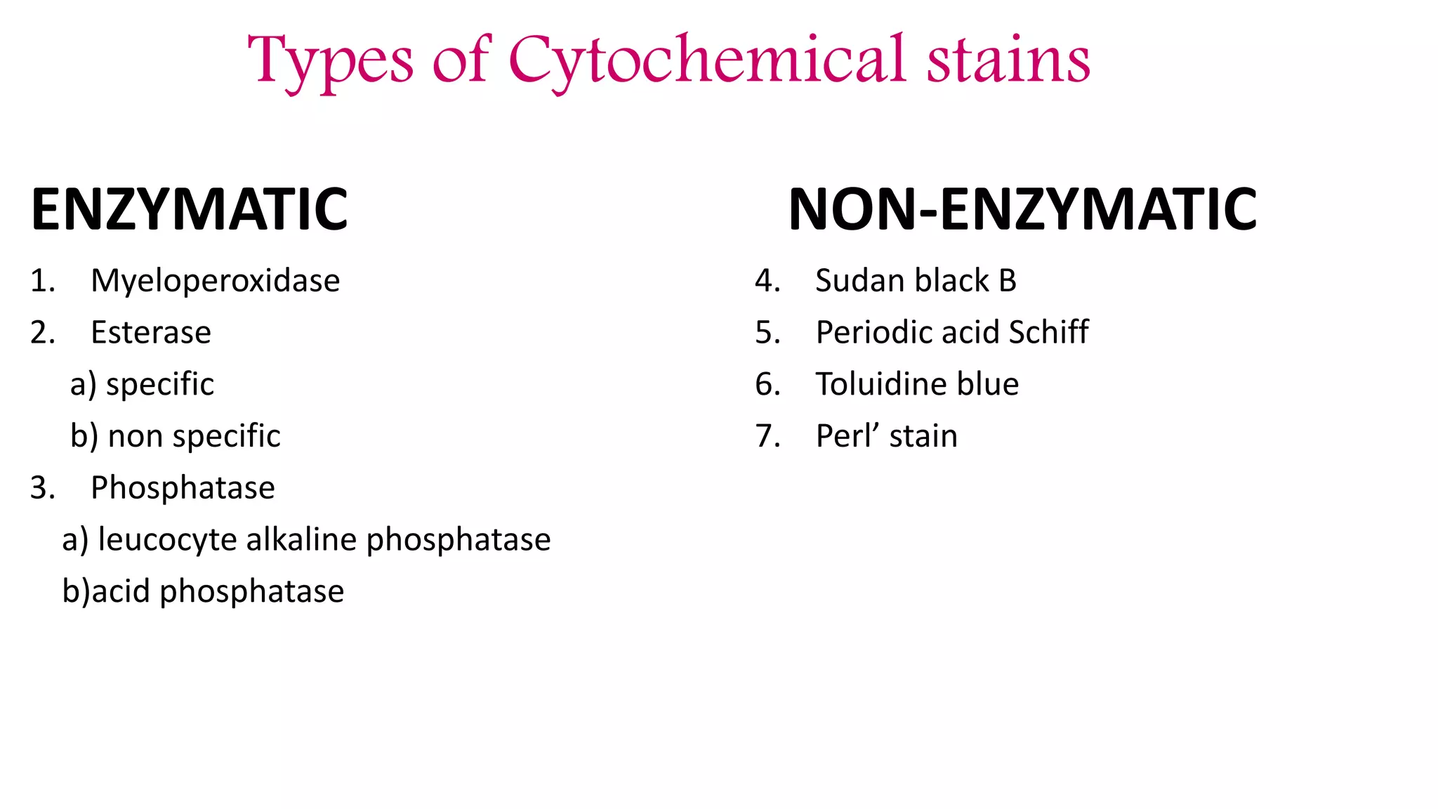 Cytochemical staining checked | PPTX