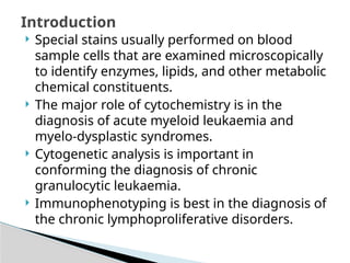 Cytochemical test of Haematology cells.pptx