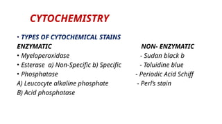 cytochem stain of leukemia.pptx detailed | PPTX