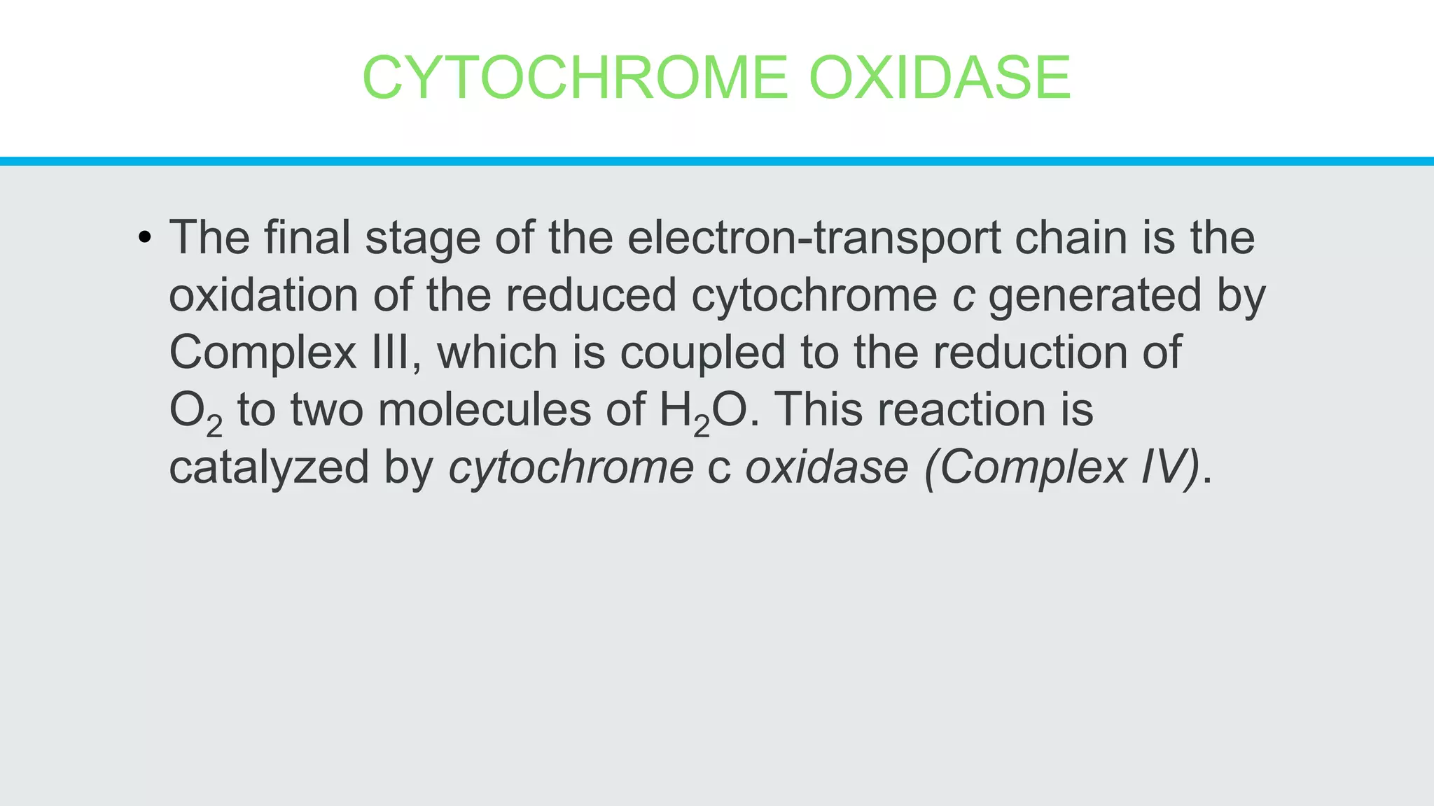 Cytochrome | PPTX