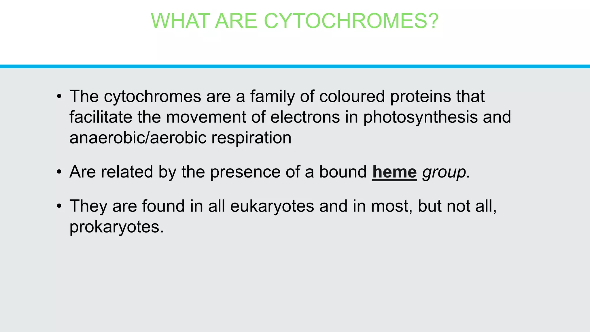 Cytochrome | PPTX