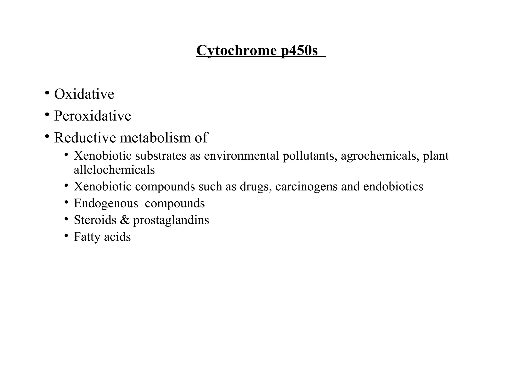 Cytochrome p450 | PPT