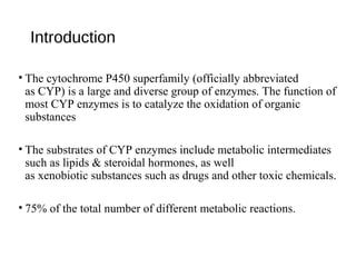 Cytochrome p450 | PPT