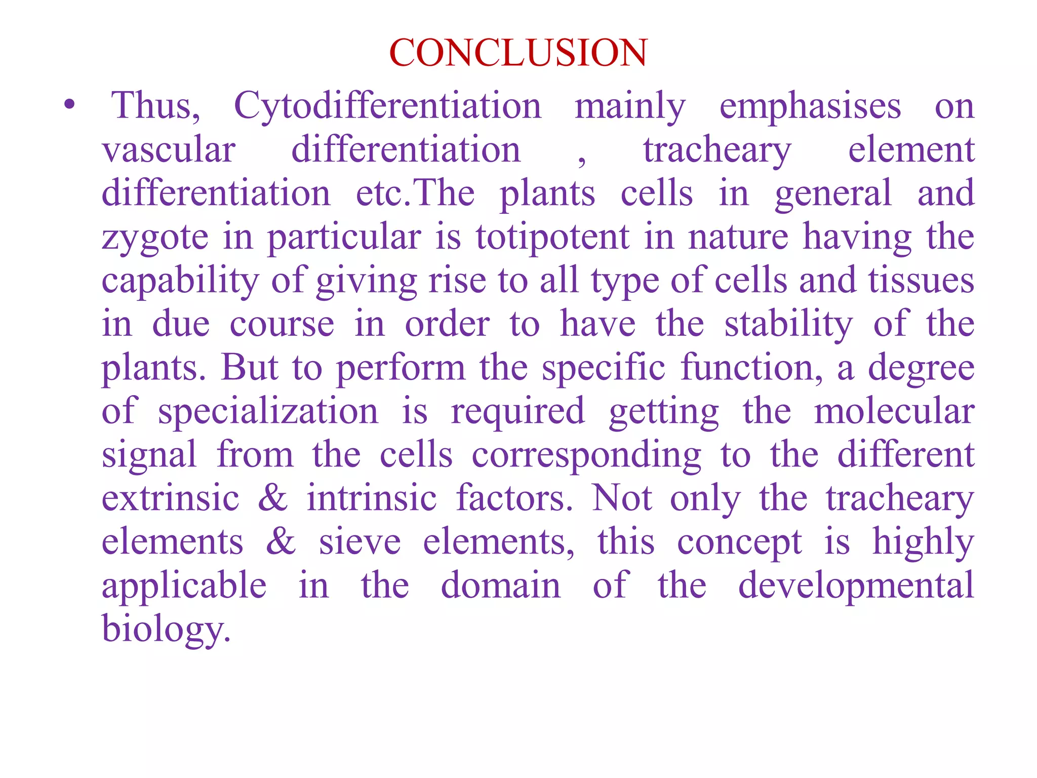 Cytodifferentiation | PDF