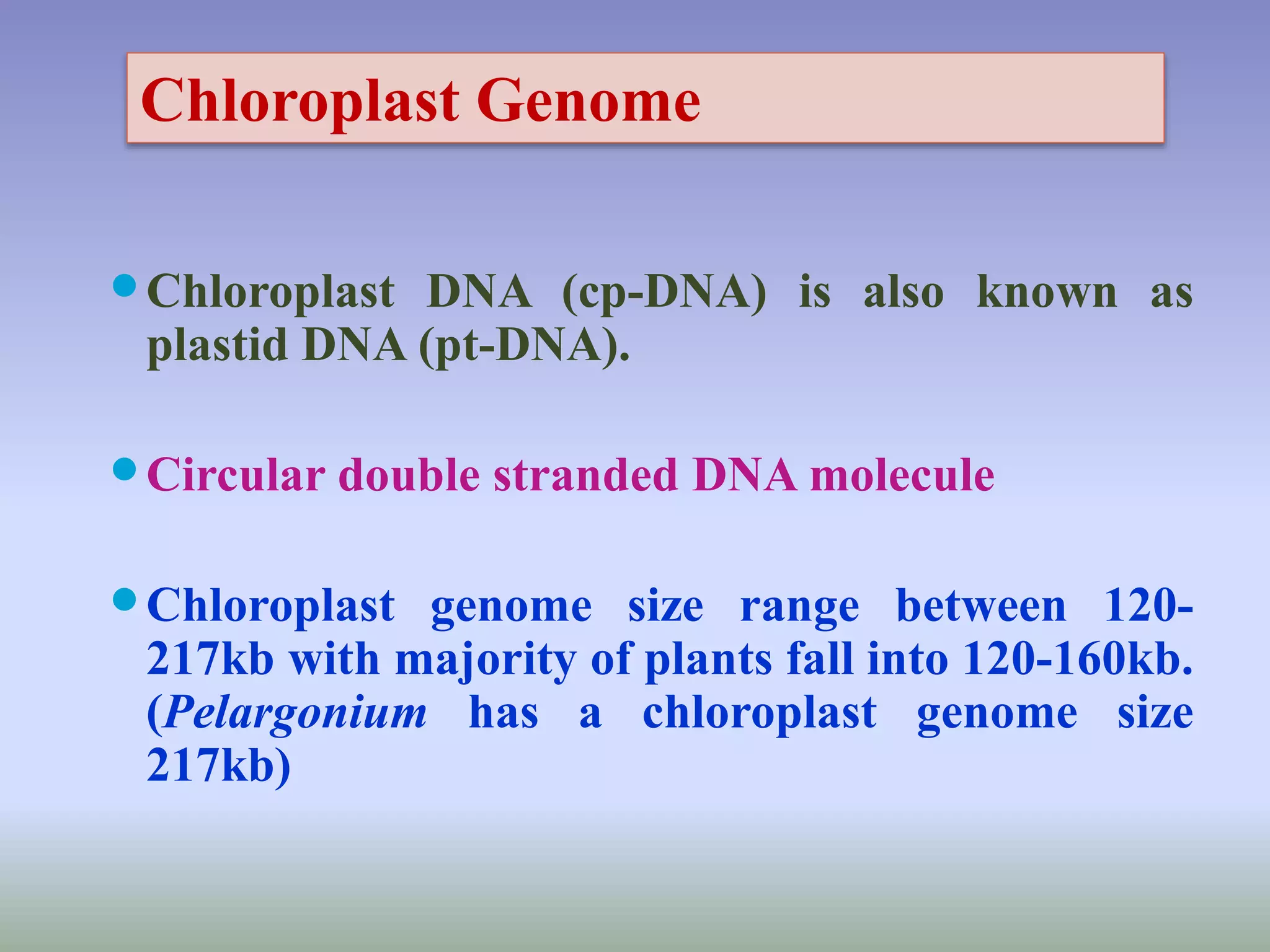 Cytoplasmic inheritance and Chloroplast engineering | PPTX