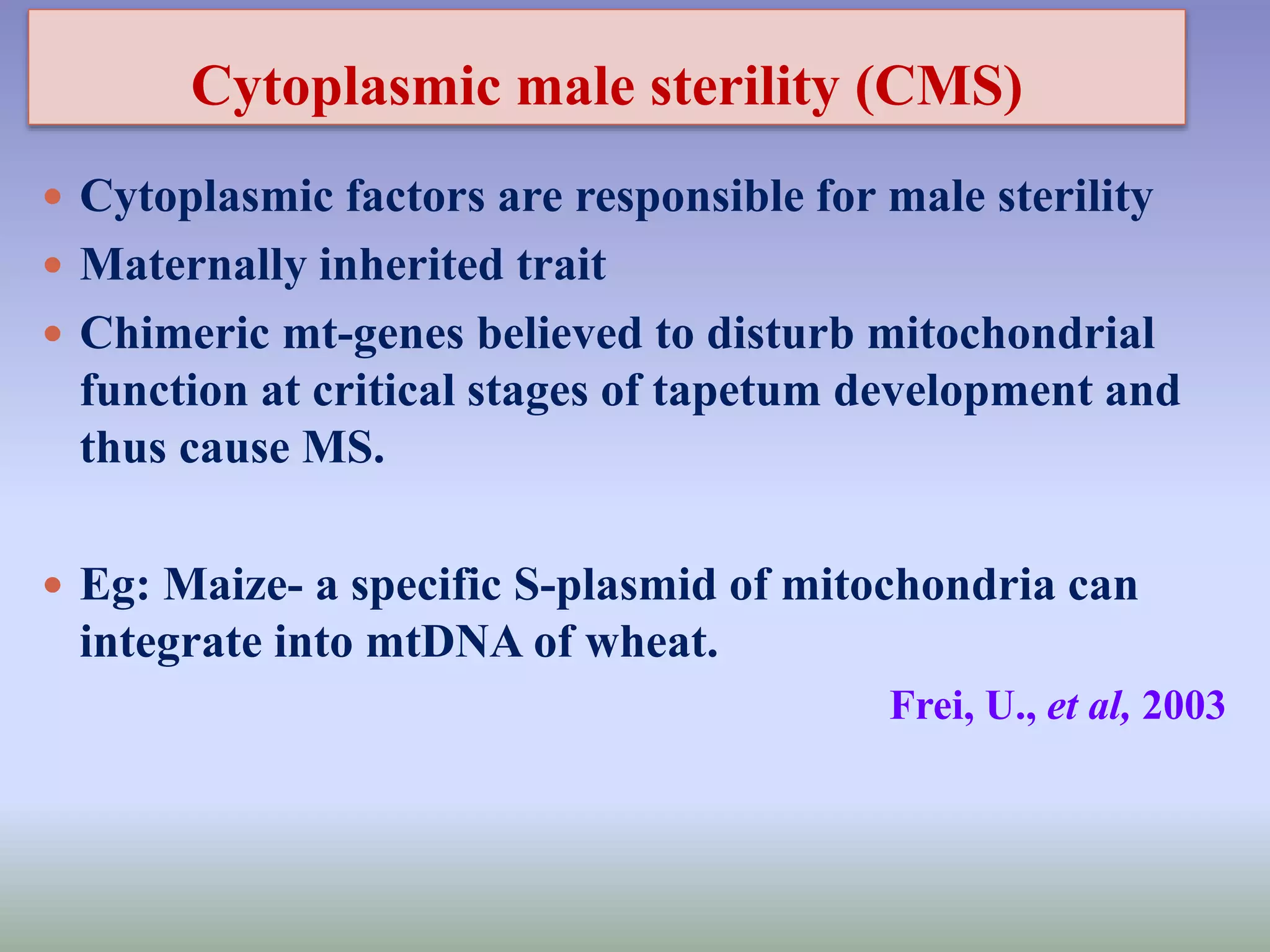 Cytoplasmic inheritance and Chloroplast engineering | PPTX