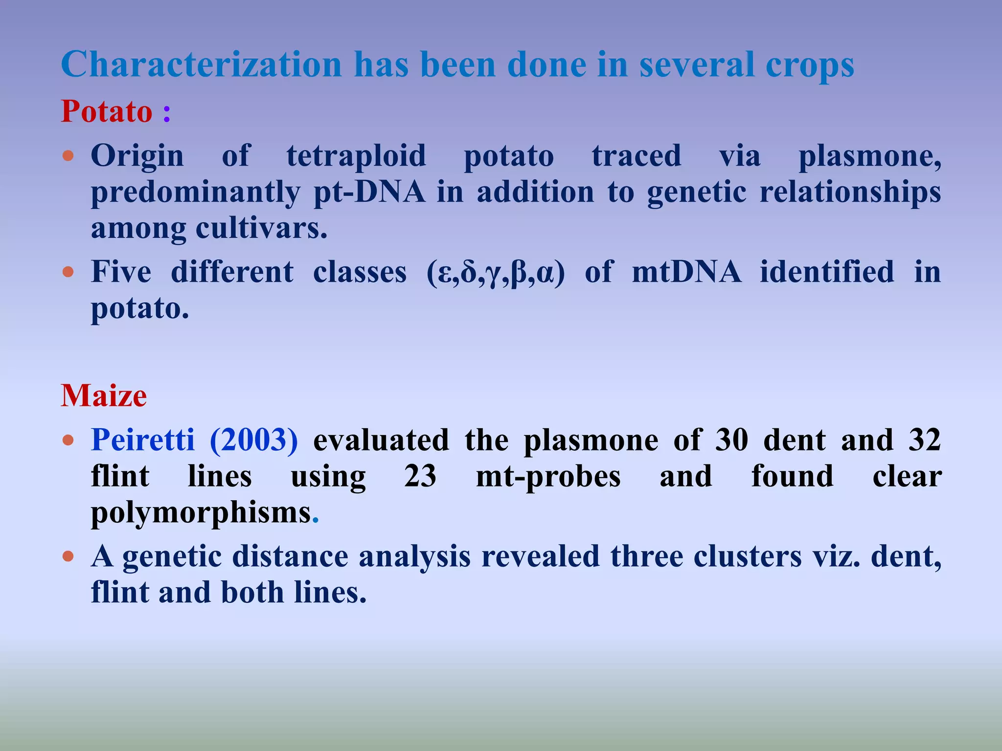 Cytoplasmic inheritance and Chloroplast engineering | PPTX