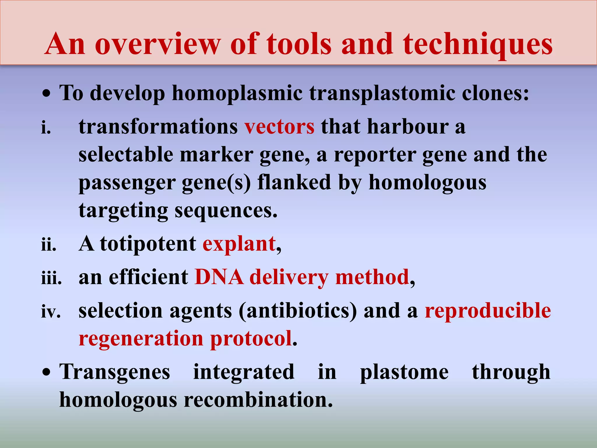 Cytoplasmic inheritance and Chloroplast engineering | PPTX | Genetics | Science