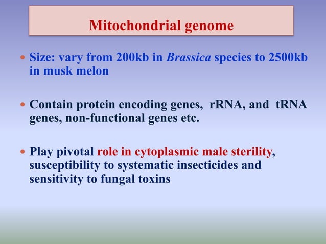 Cytoplasmic inheritance and Chloroplast engineering | PPTX | Genetics ...