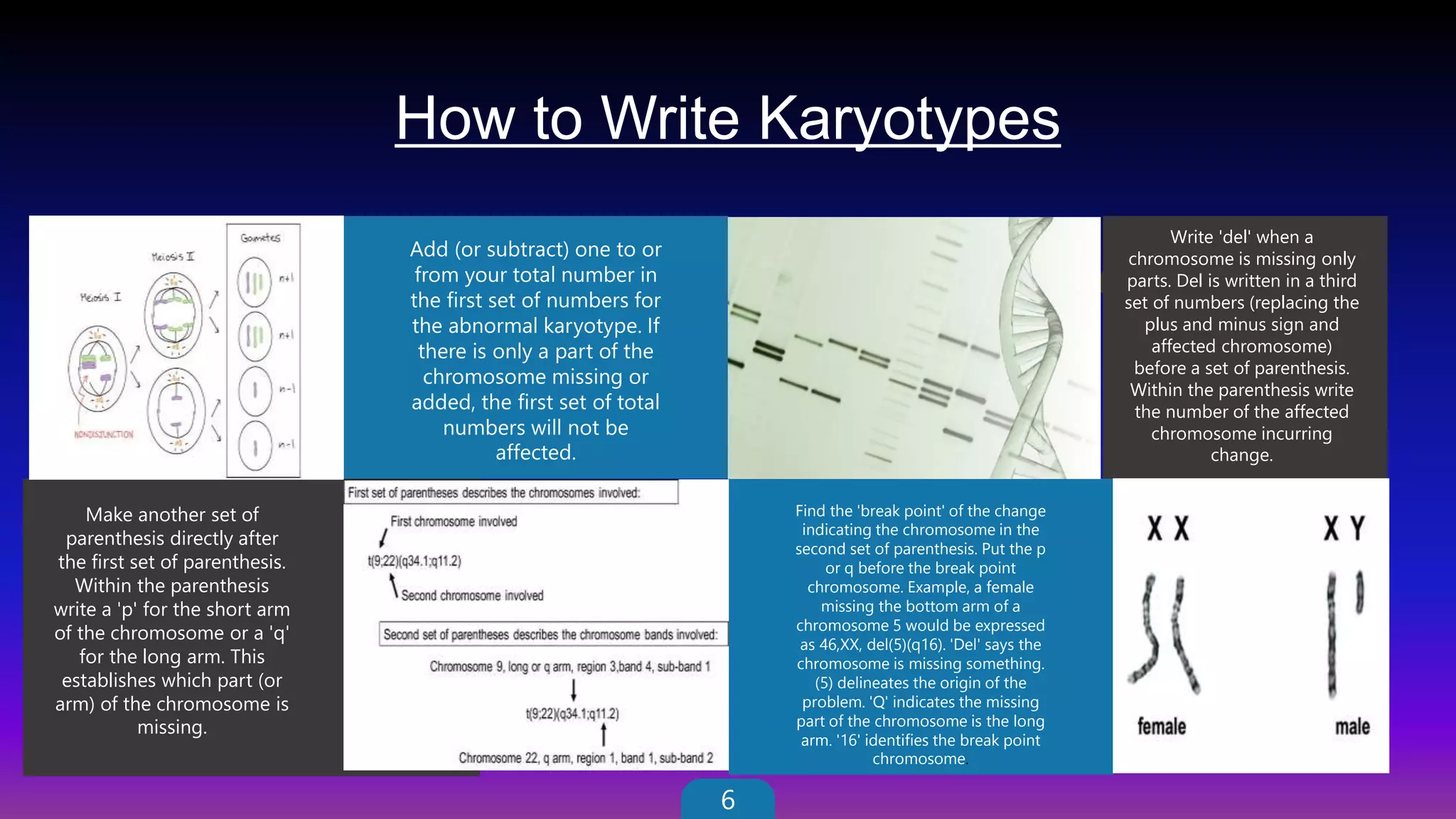Cytogenetic Nomenclature & abbreviations | PPTX