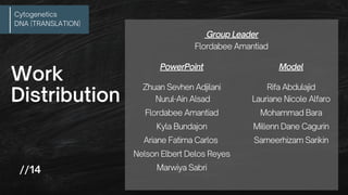 Cytogenetics DNA Translation | PPT