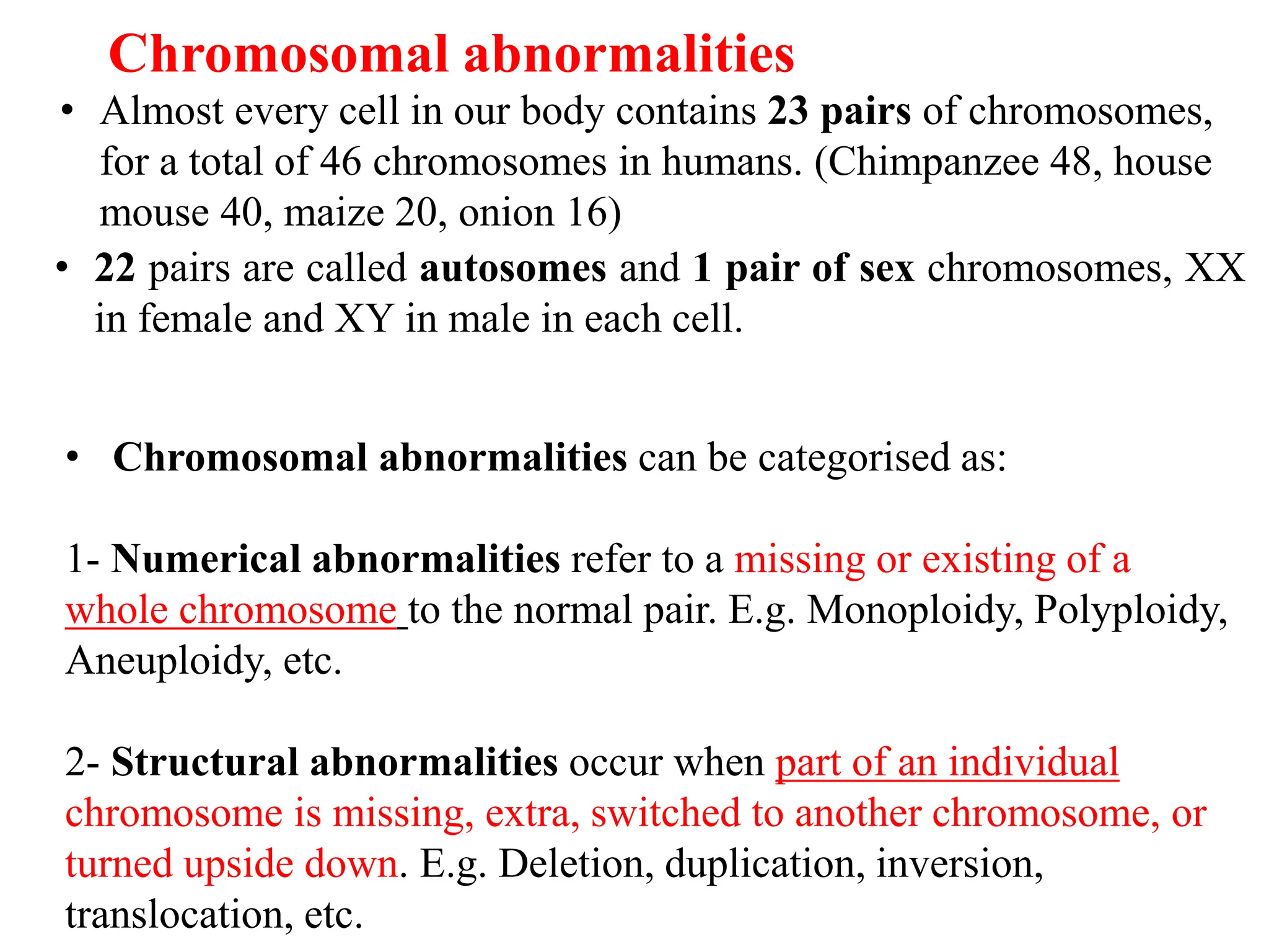 Cytogenetics in the field of Human Genetics | PPTX