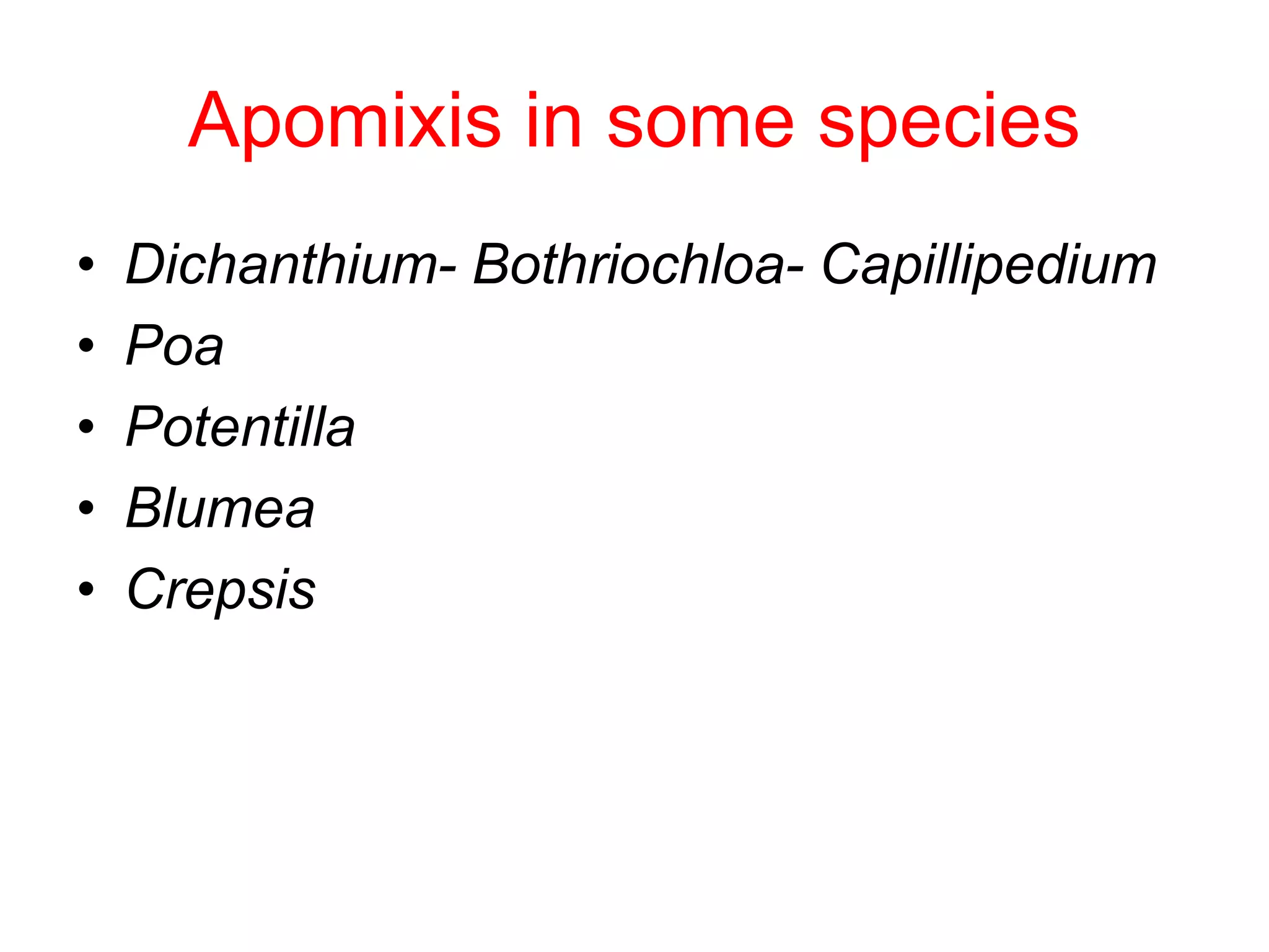 Cytogenetics of apomixis by Suneel kr Gautam | PPT