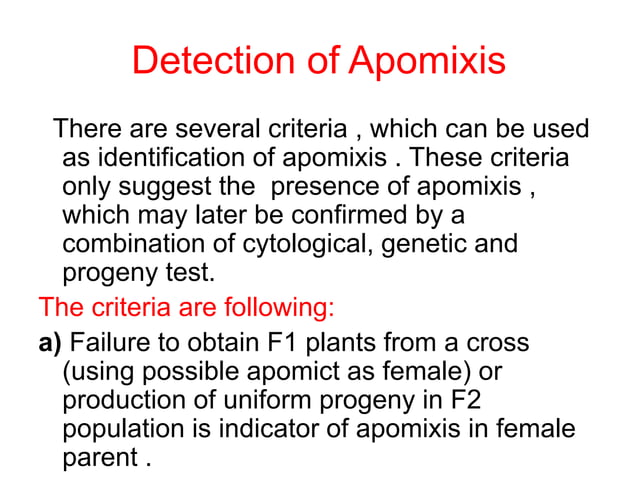 Cytogenetics of apomixis by Suneel kr Gautam | PPT | Infertility ...