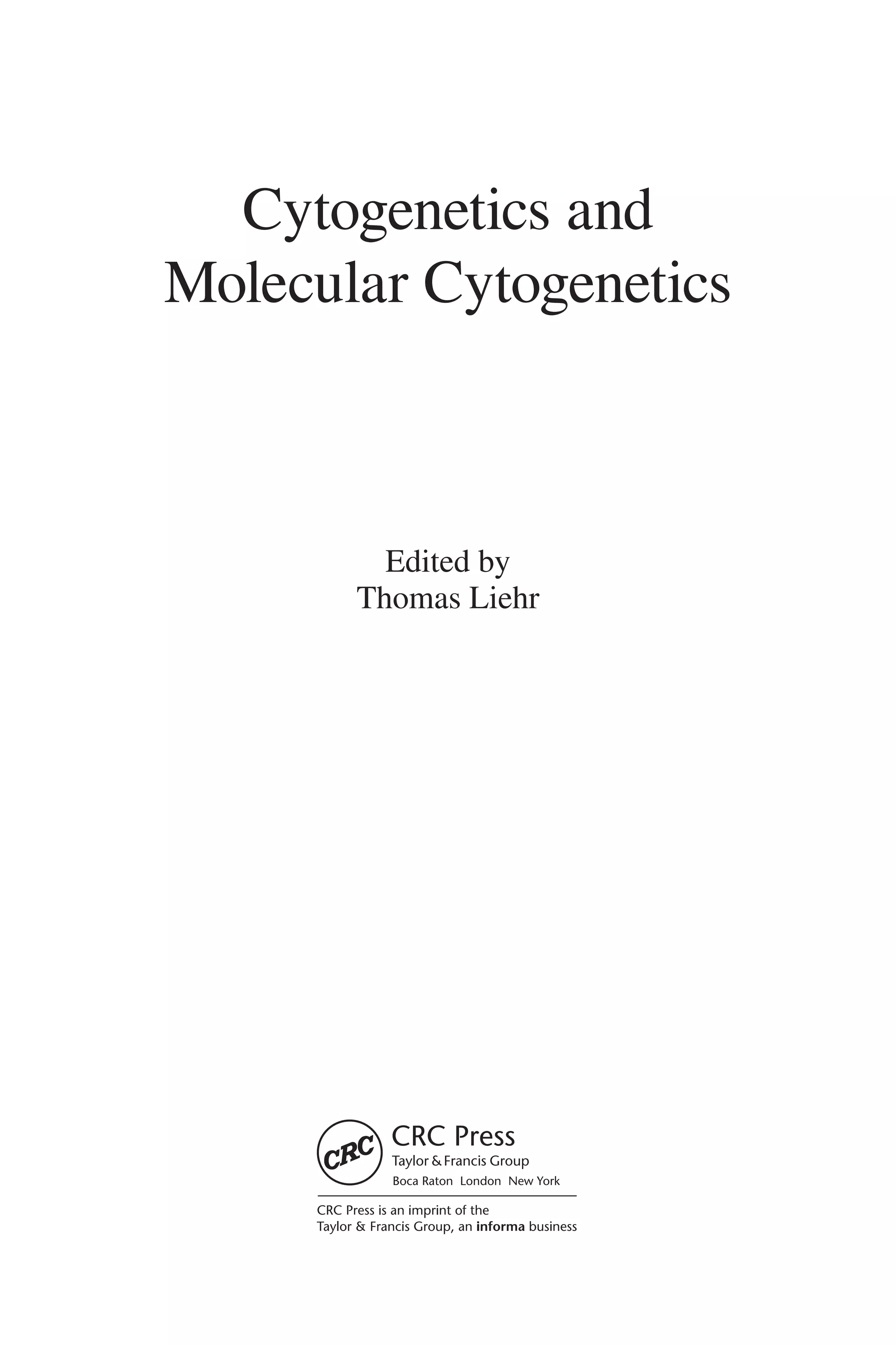 Cytogenetics and Molecular Cytogenetics (CRC Press, 2022).pdf