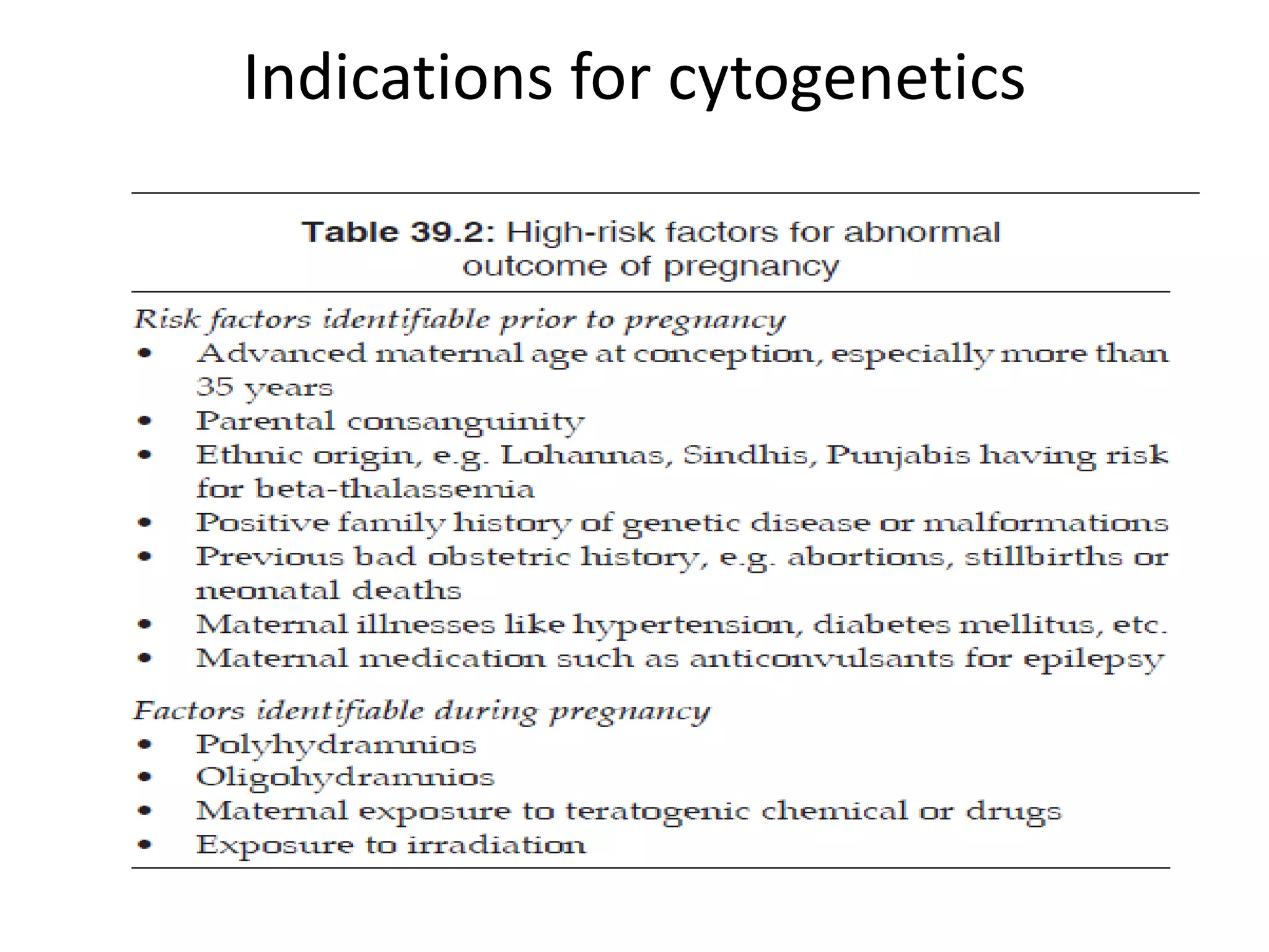 Cytogenetics dr majaz Cytogenetics | PPTX