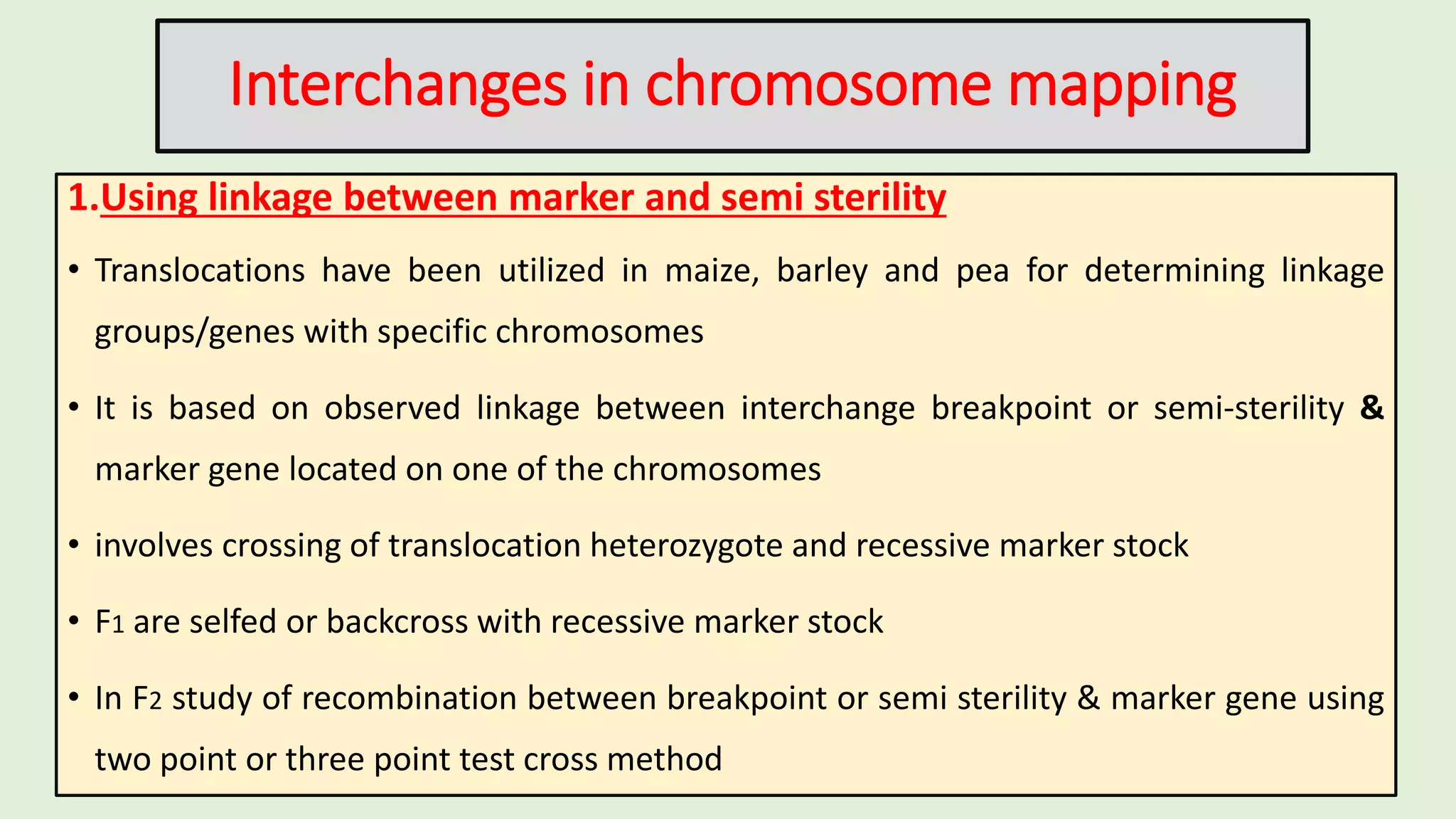 Cytogenetic techniques for gene location and transfer | PPTX