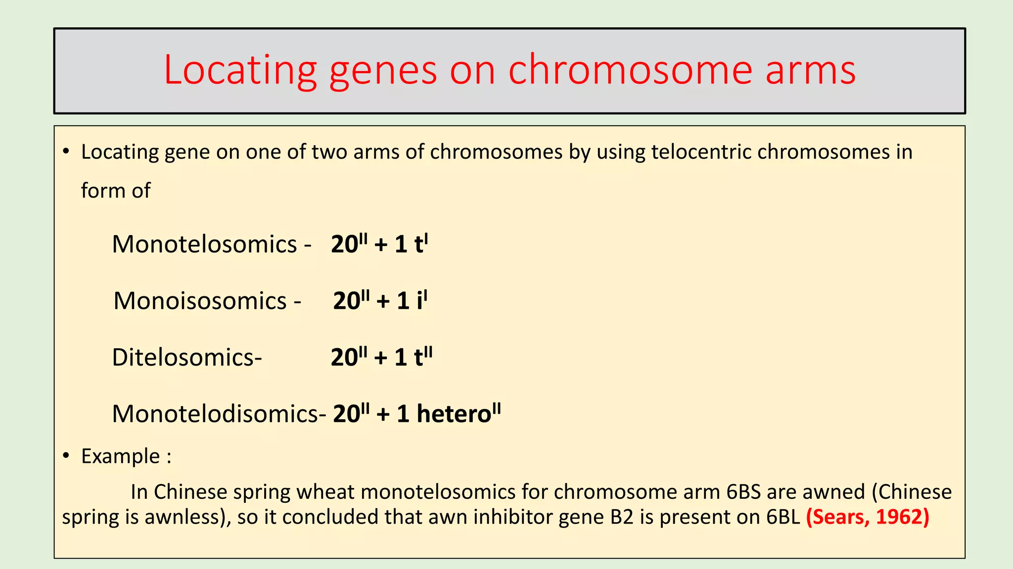 Cytogenetic techniques for gene location and transfer | PPTX