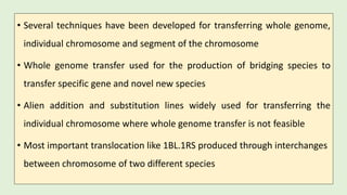 Cytogenetic techniques for gene location and transfer | PPTX