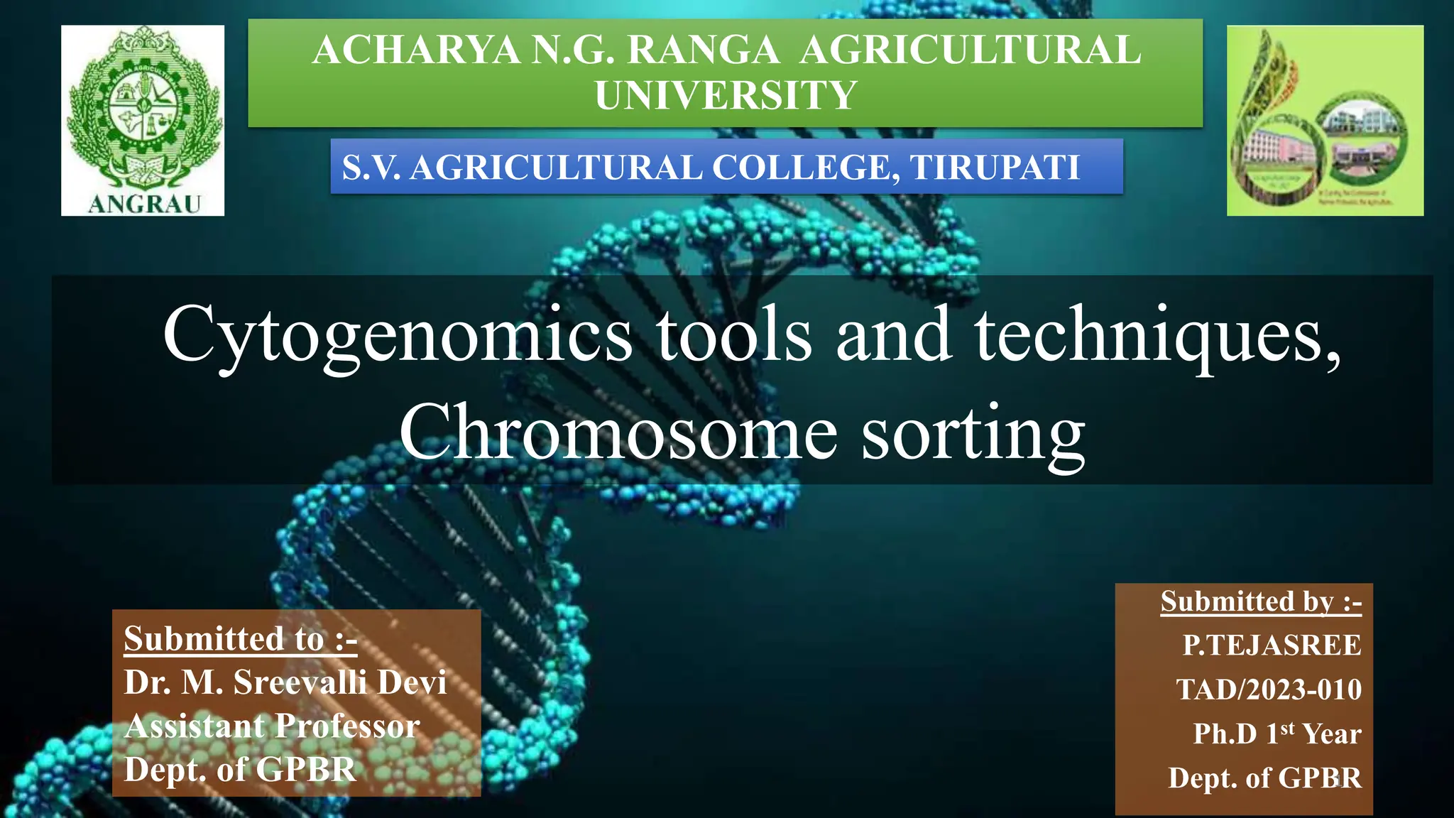 cytogenomics tools and techniques and chromosome sorting.pptx