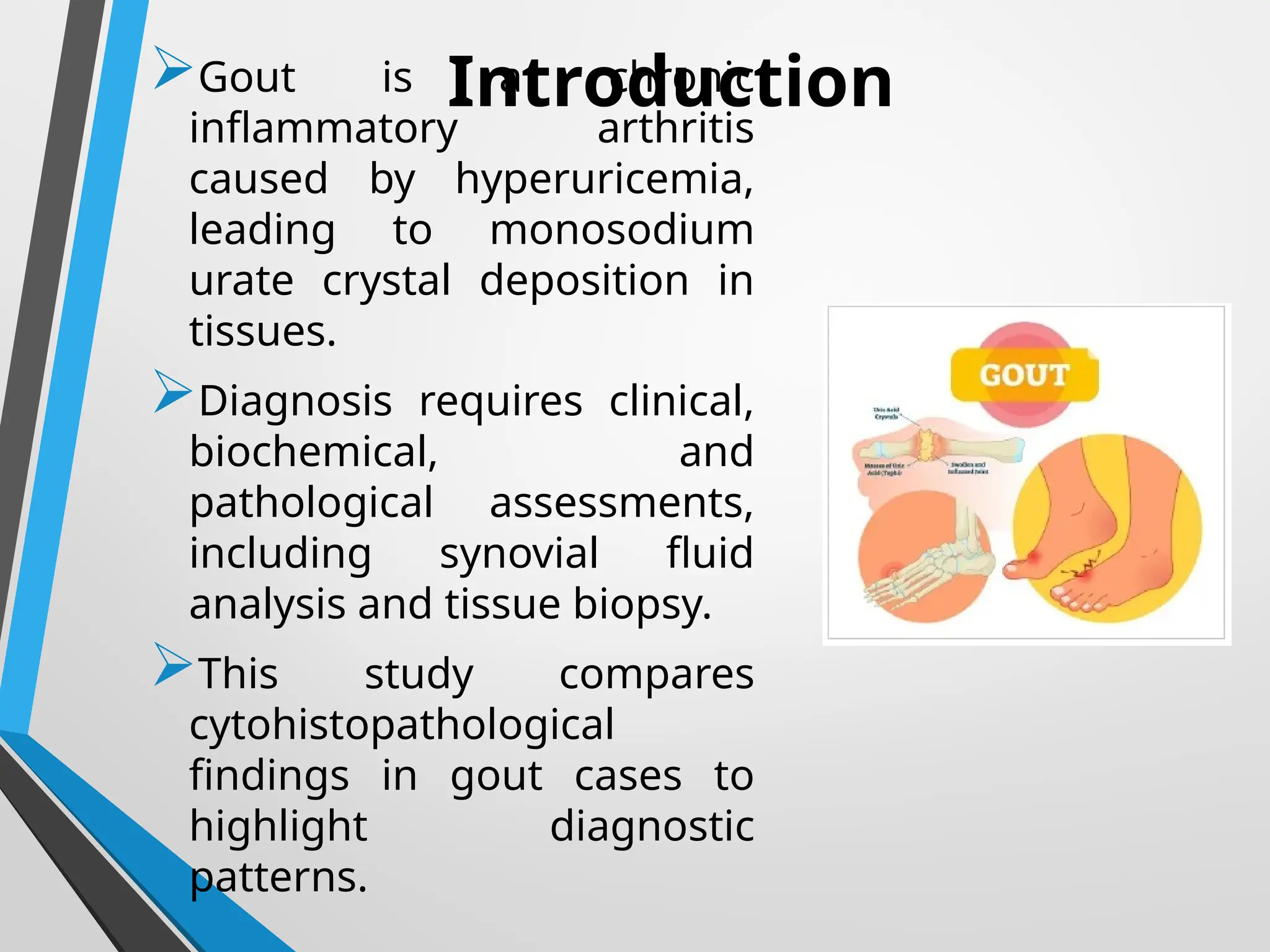 Cytohistopathological_Gout_Study of Gout patients | PPTX