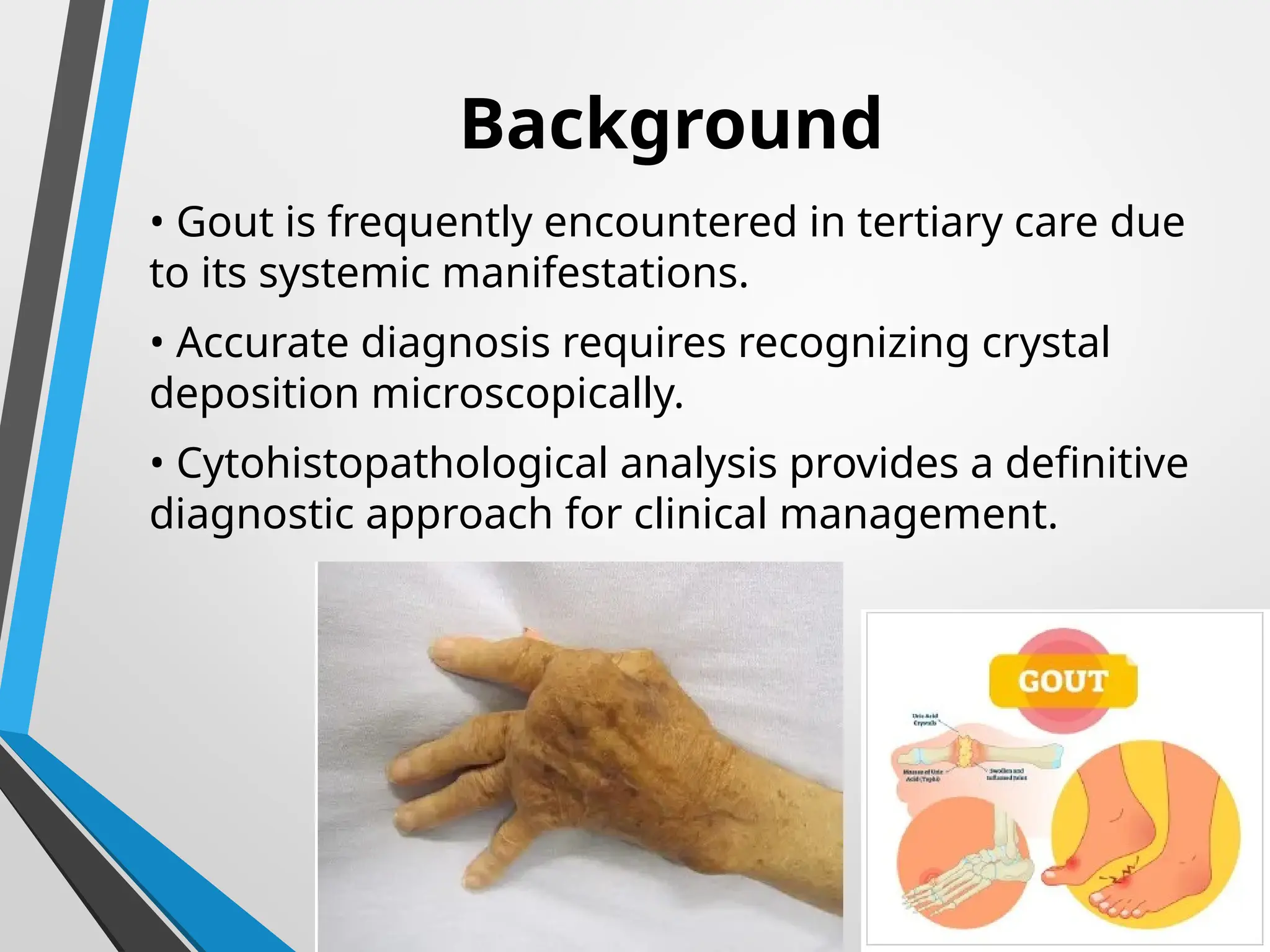 Cytohistopathological_Gout_Study of Gout patients | PPTX