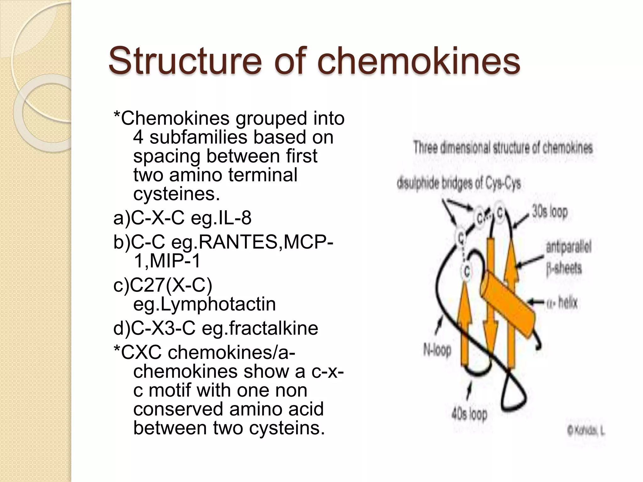 Cytokine and chemokines ppt | PPTX