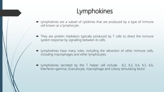 Cytokine, lympokine,interferon.pptx