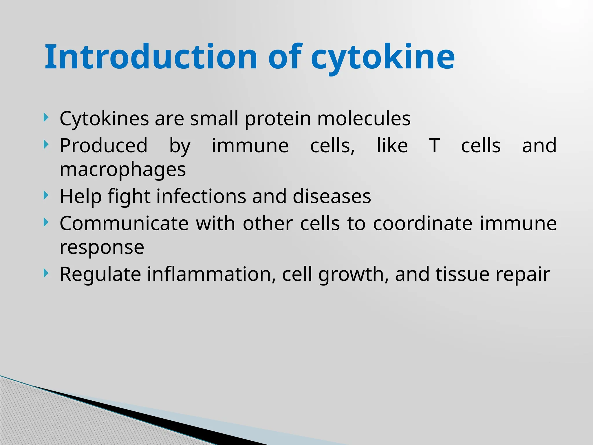 CYTOKINE TYPES And FUNCTION IMMUNE SYSTEM And IMMUNO TECHNOLOGY | PPTX