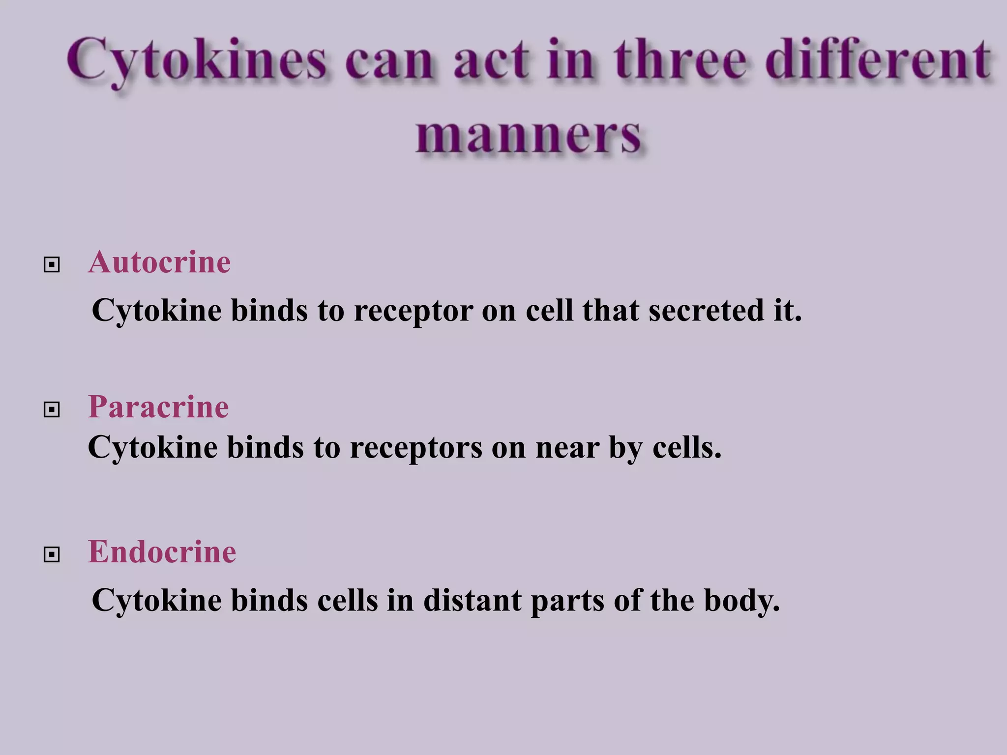 Cytokines | PPTX