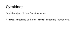 Cytokines | PPT