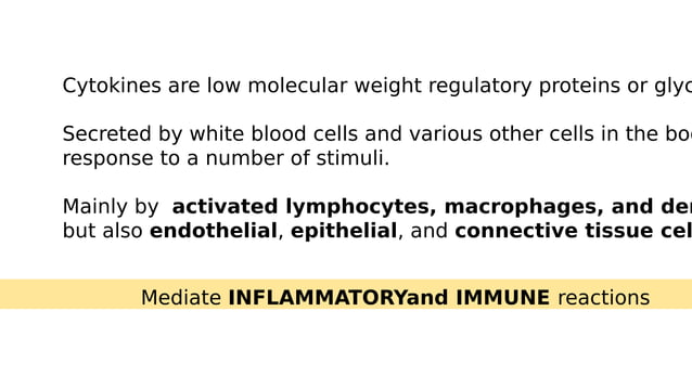 Cytokines | PPT