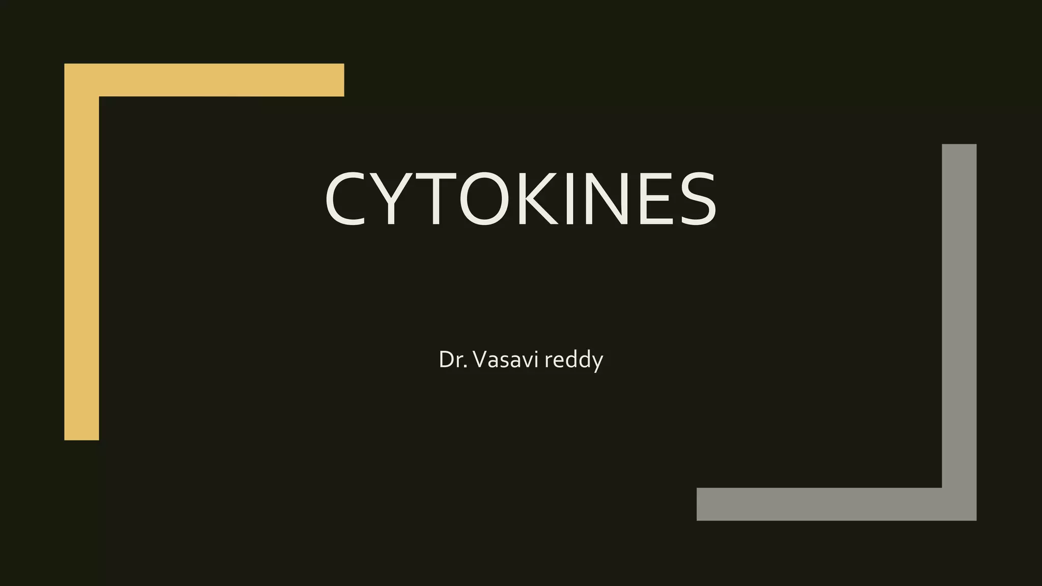 Cytokines | PPTX