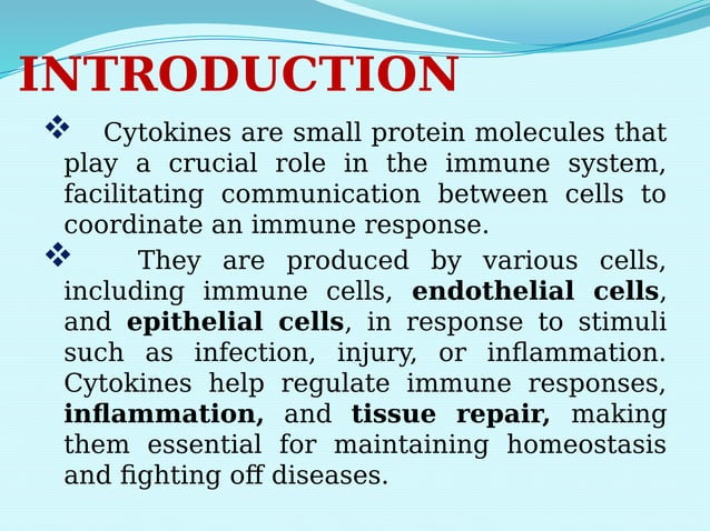 Cytokines Immunesystemand Immunotechnology Ppt