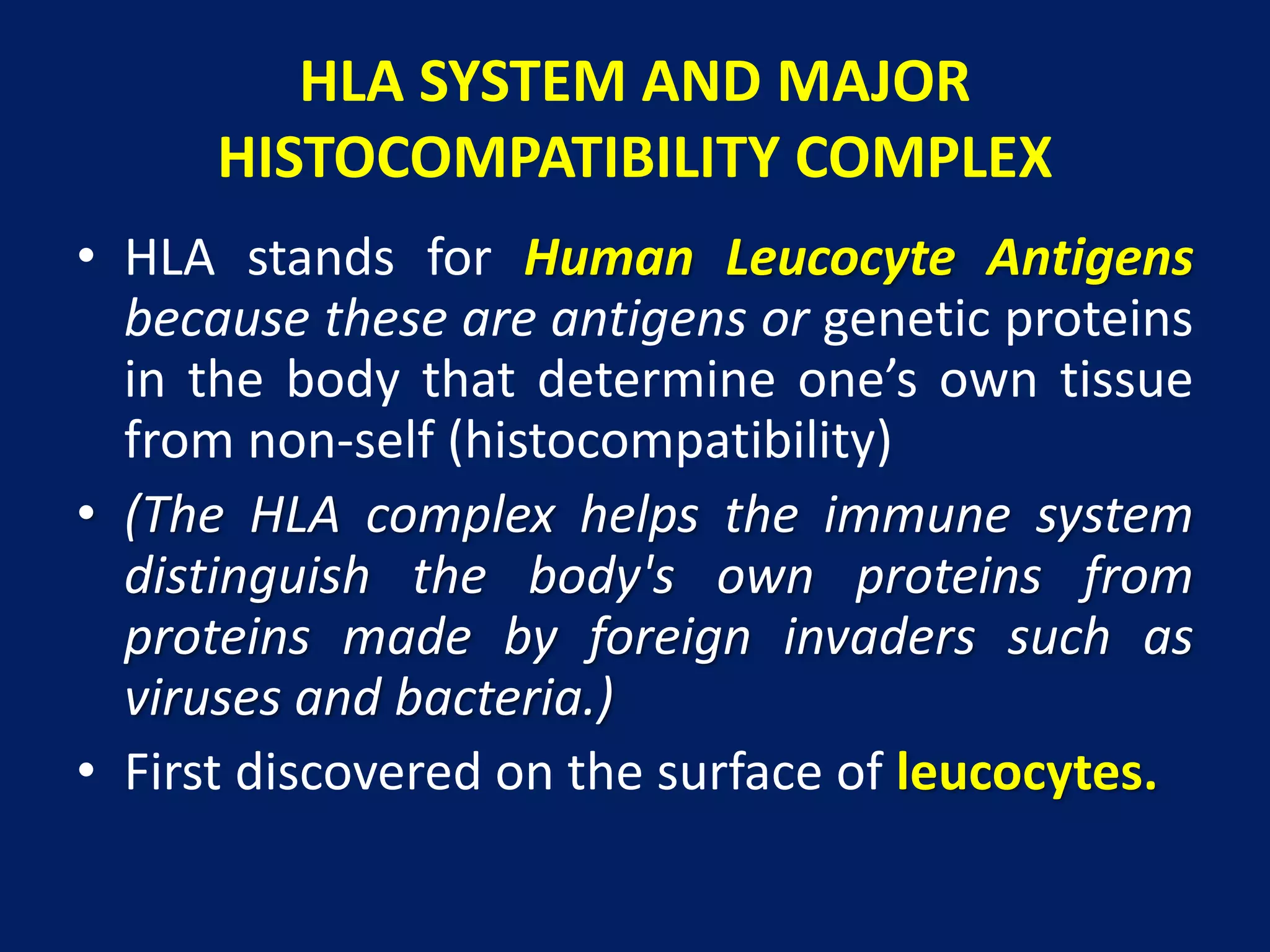 Cytokines and hla complex | PPTX