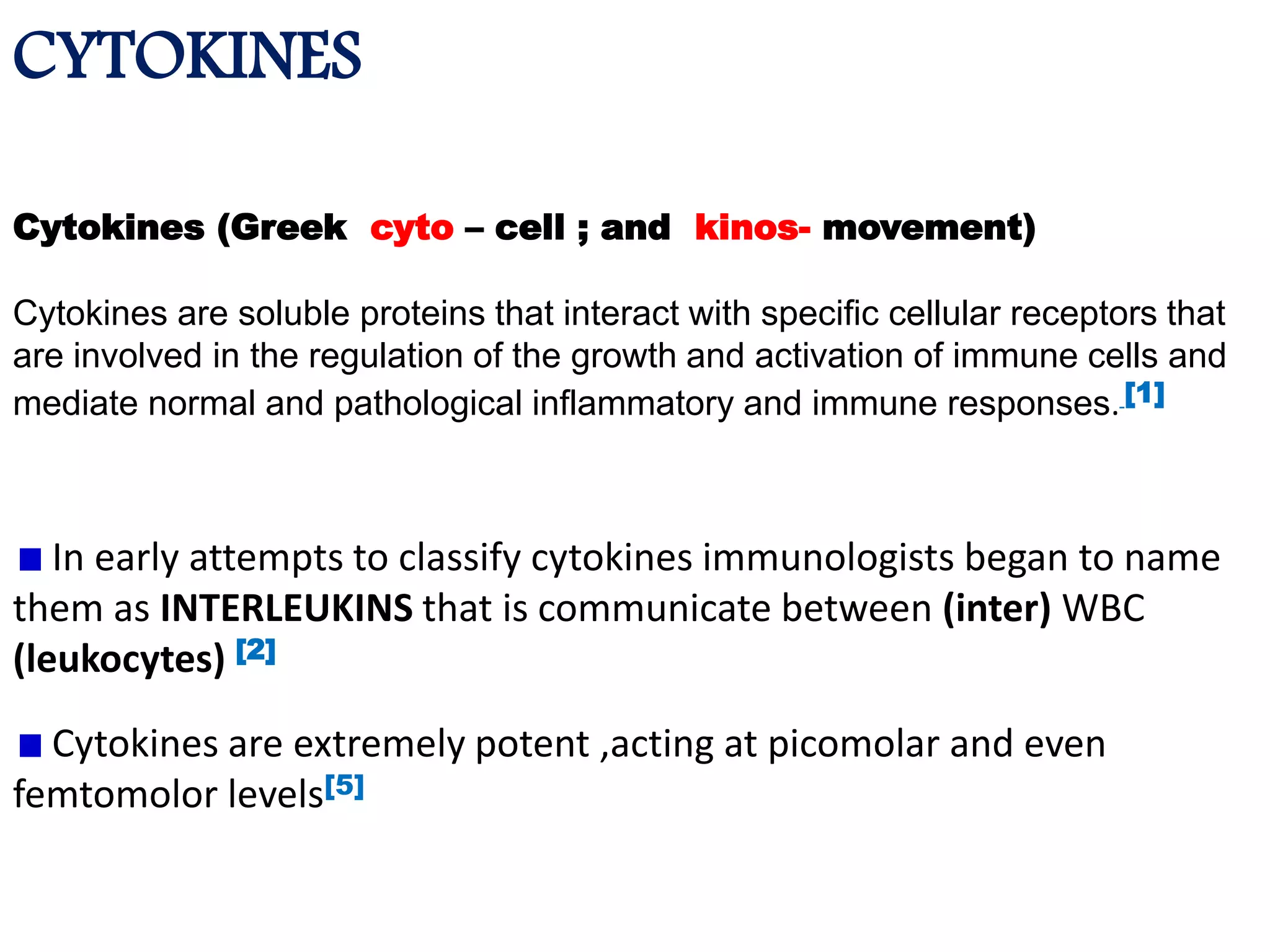 Cytokines by Dr Rahul , Physiology SMS MEDICAL JAIPUR MOBILE NO ...