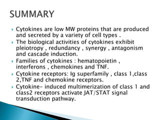 Cytokines ppt | PPTX
