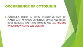Cytokinin | PPTX