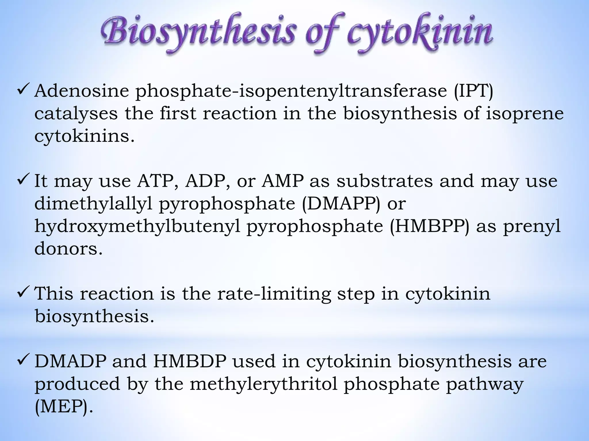 Cytokinin | PPTX