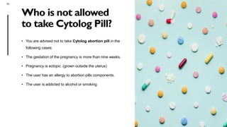 What is Cytolog and why is this pill prescribed? | PPT