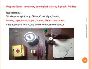 Cytological methods | PPTX