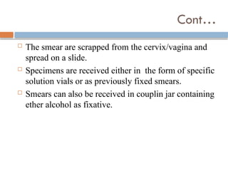 Preperation of various cytology smear and fixative cytology.pptx