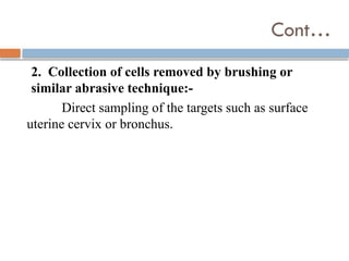Preperation of various cytology smear and fixative cytology.pptx