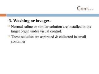 Preperation of various cytology smear and fixative cytology.pptx