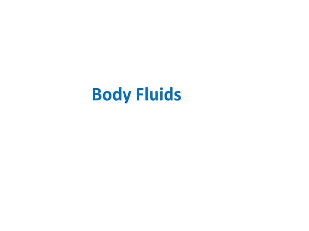 diagnostic Cytology introduction , Body fluids cytology | PPTX