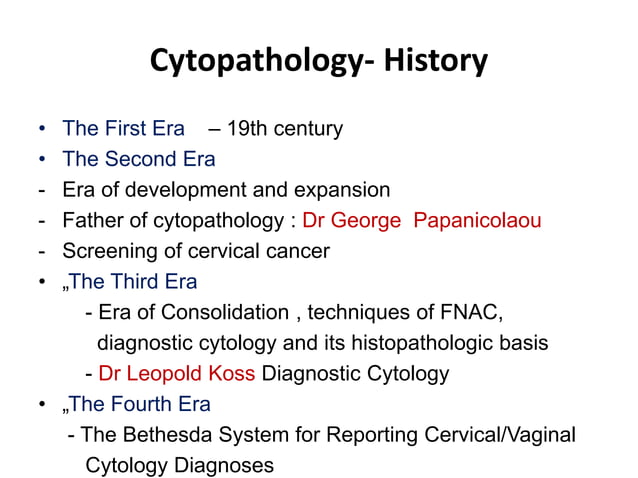 Diagnostic Cytology Introduction Body Fluids Cytology Pptx 5619